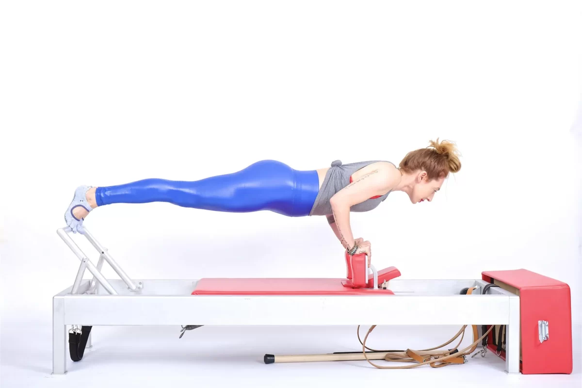 Pilates Control Push Ups Front on the Reformer: Advanced Core and Upper ...