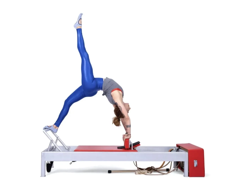 Pilates High Bridge Exercise on the Reformer - MBS Pilates